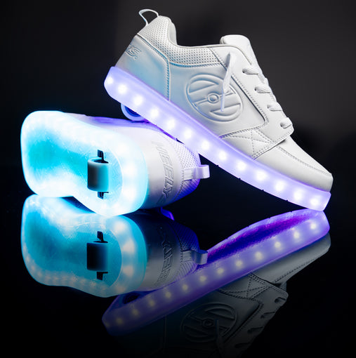 Light Up Premium 1 Lo | White | Heelys