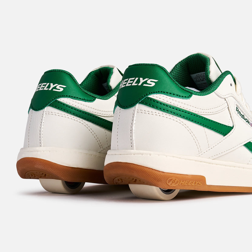 Reebok Club C | Cream/Green/Gum | Heelys